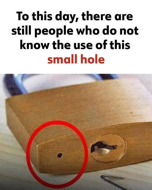 The tiny hole in your lock has a hidden purpose - News Article