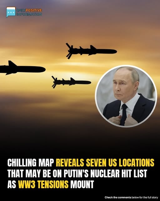 Doomsday map ‘leaked’: These 7 U.S. cities are Put!n’s pr!me nuc!ear ...